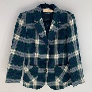 Pendleton | Jackets & Coats | Pendleton Vintage Wool Plaid Blazer ...